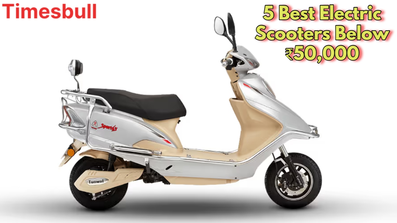 Top 5 Electric Scooters Under ₹50,000 in India with Best Range & Speed ...