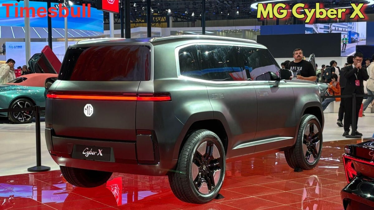 MG Cyber X Unveiled: New Electric SUV Set to Shake Up the Indian EV Market - Times Bull