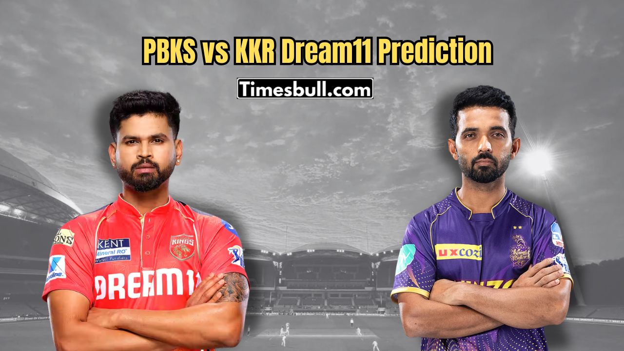 PBKS vs KKR Dream11 Prediction: Choose Your Best Fantasy Team for Today's IPL Clash - Times Bull