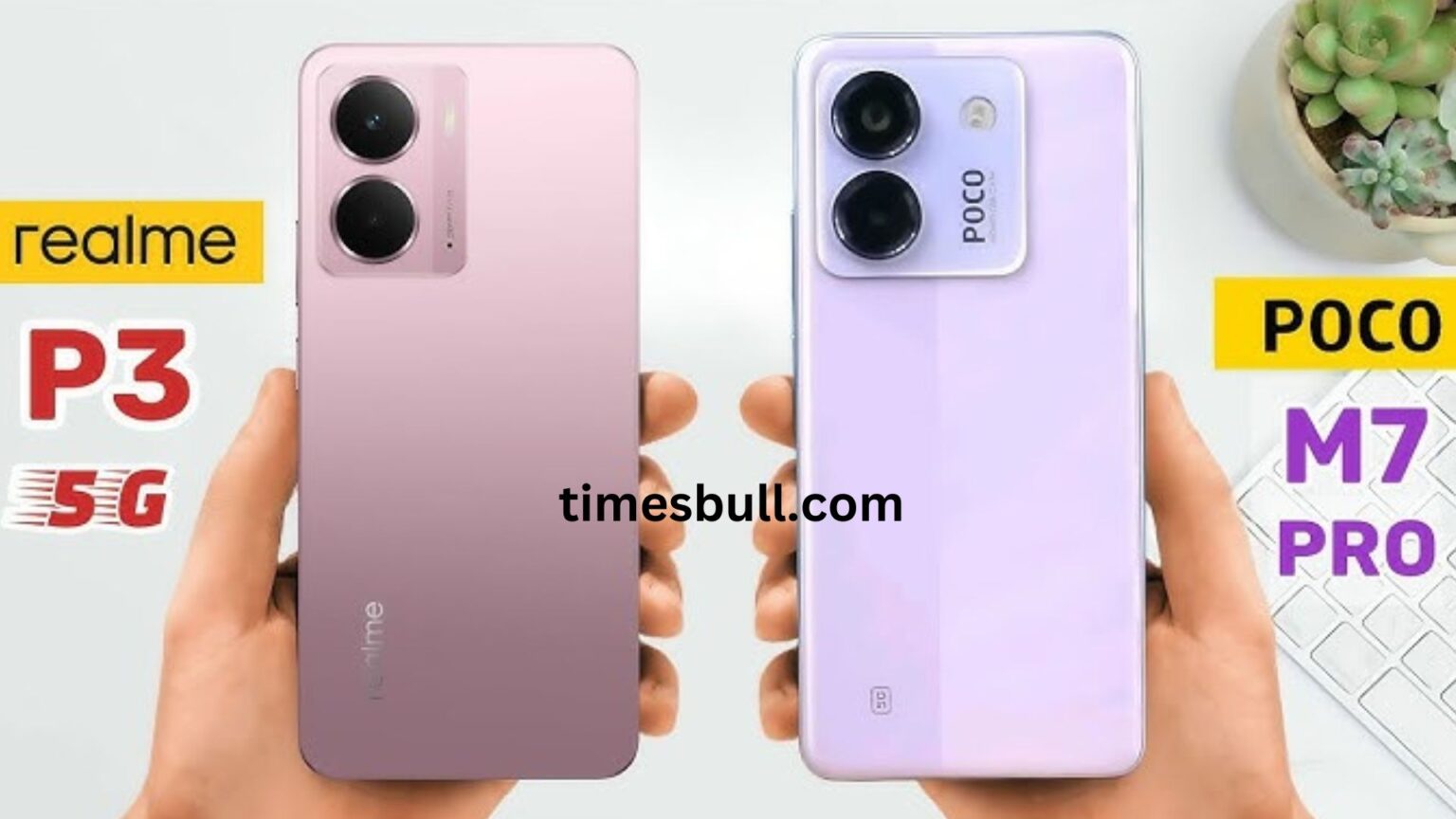 Realme P3 vs Poco M7 Pro: Features, Price, and Battery see all Details ...