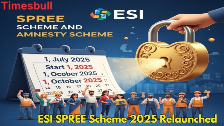 ESIC SPREE Scheme 2025 Launched: One-Time Golden Chance for Employers ...