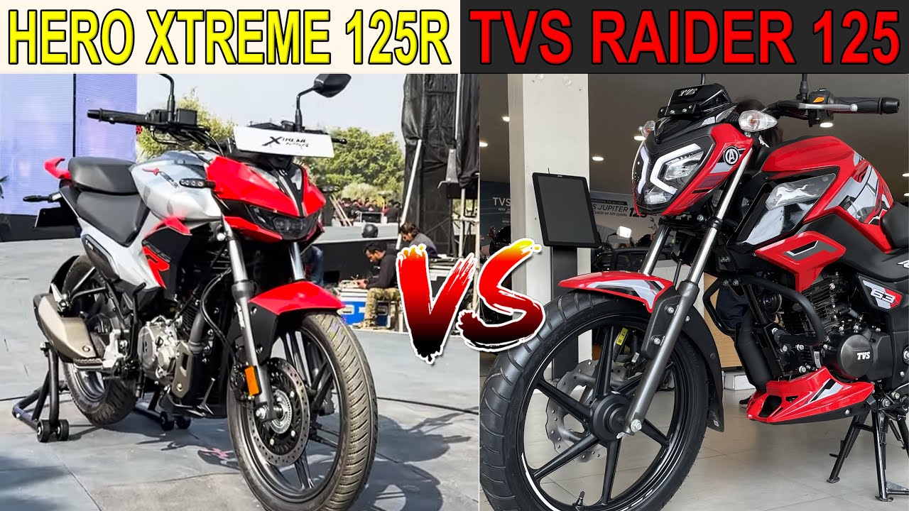 TVS Raider 125 vs Hero Xtreme 125R – Which 125cc Bike Offers Better Value in 2025? - Times Bull