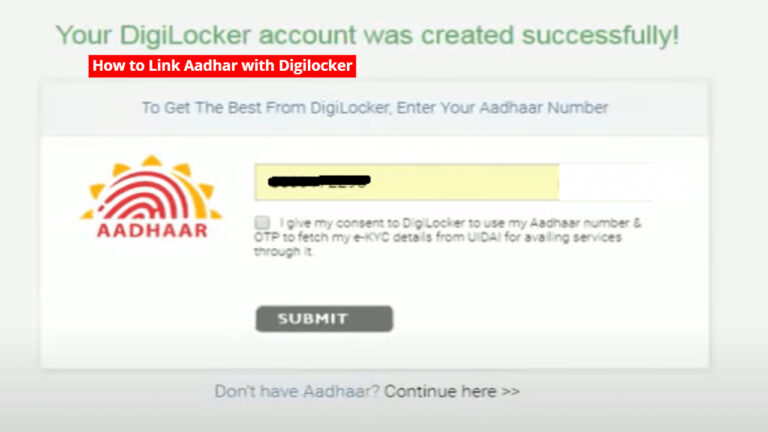 How to Add Your Aadhaar Card to DigiLocker, Know The Complete Process ...