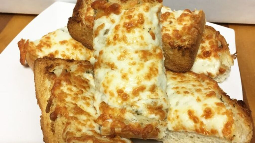 Crispy, Cheesy Garlic Bread Made at Home – Perfect Snack for Kids ...