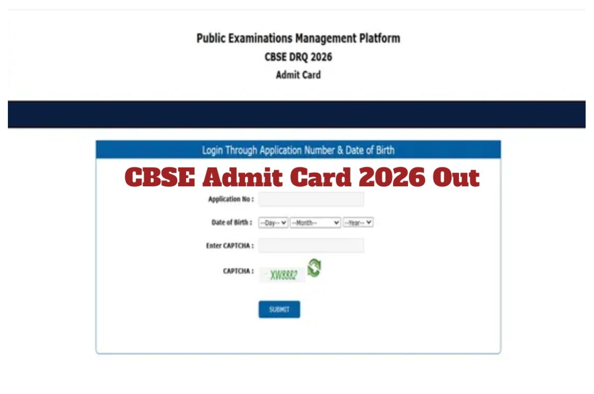 CBSE Admit Card 2026 Out - How to Download Hall Ticket at cbse.gov.in ...