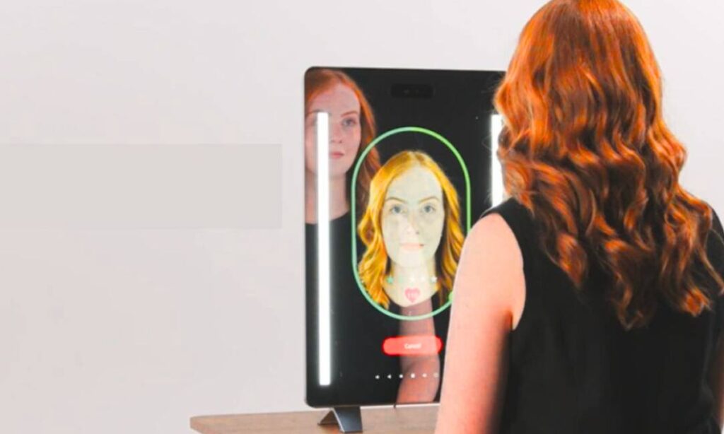CES 2026- a new "mirror" has been set up, and selfies will now reveal ...