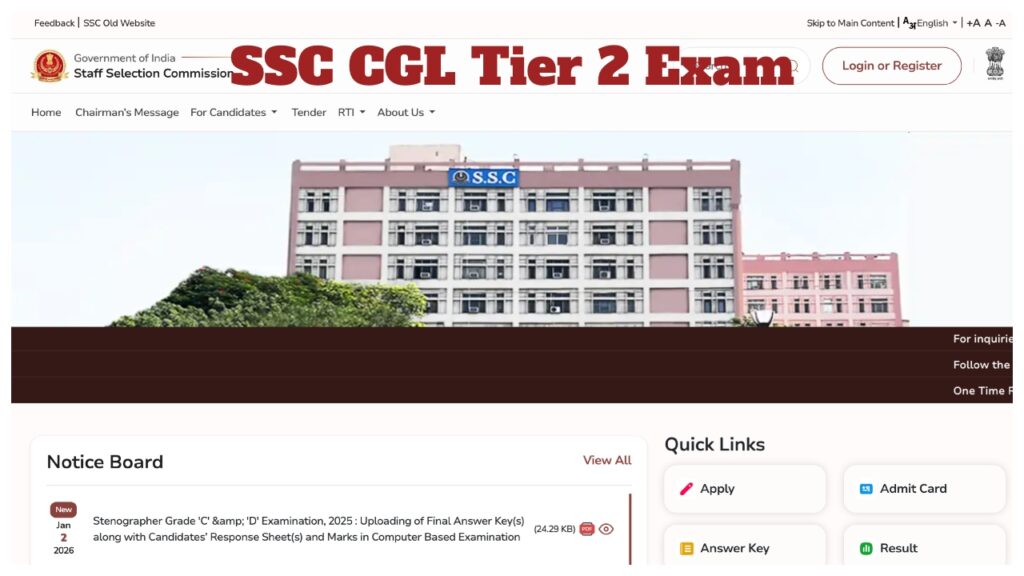 SSC CGL Tier 2 Exam Date 2025 - Check MTS, Havaldar & GD Constable ...