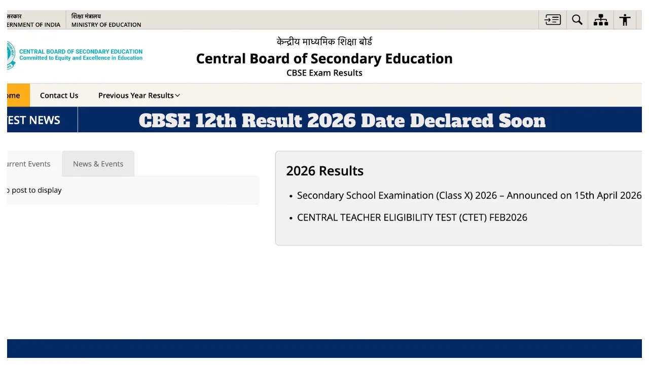 CBSE 12th Result 2026 Date Declared Soon – Here’s How to Check Your ...
